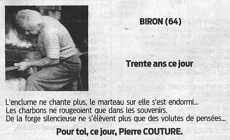 23-03 pierre couture, 30 ans déjà